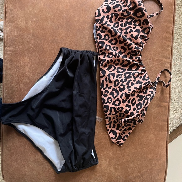 Amazon | Swim | Leopard Print Bikini Set | Poshmark